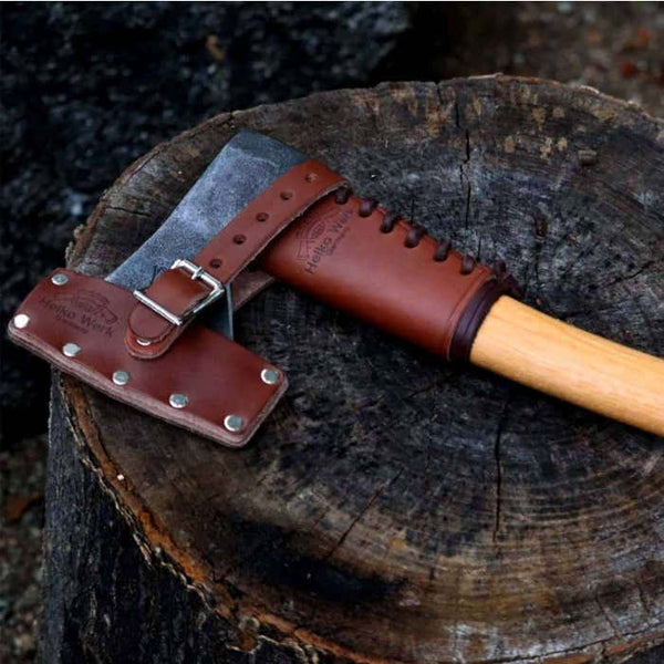 Helko Werk Leather Hatchet Overstrike Protector - Go Camping & Overlanding