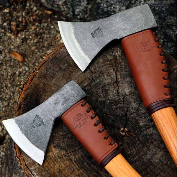 Helko Werk Leather Axe Overstrike Protector - Go Camping & Overlanding