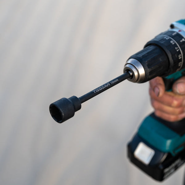 TIEGEAR Terra Hex Long Socket 19mm Driver - Go Camping & Overlanding