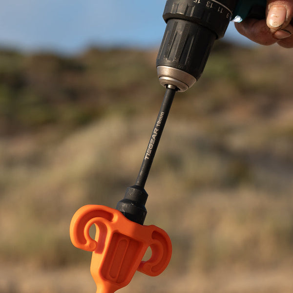 TIEGEAR Terra Hex Long Socket 19mm Driver - Go Camping & Overlanding
